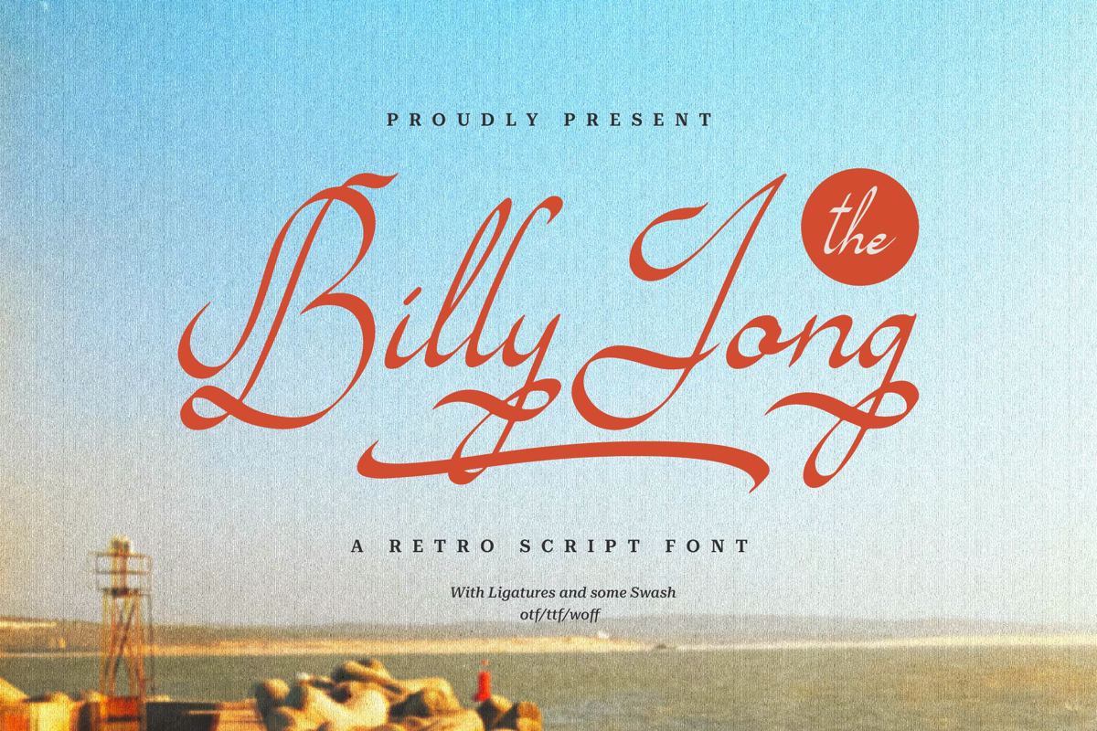 Billy Jong Font | Gracetype Studio | FontSpace