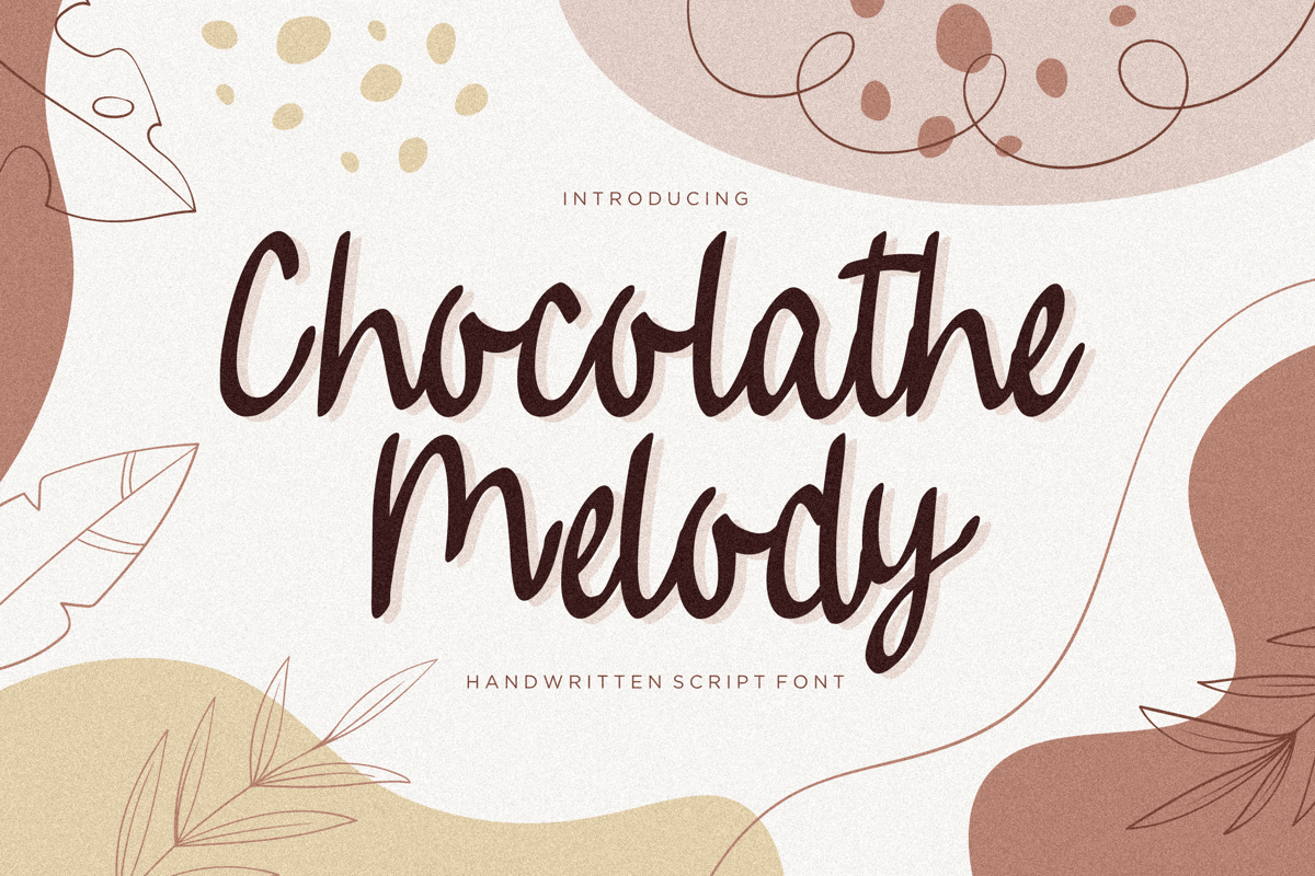 Chocolathe Melody Font - Free Download