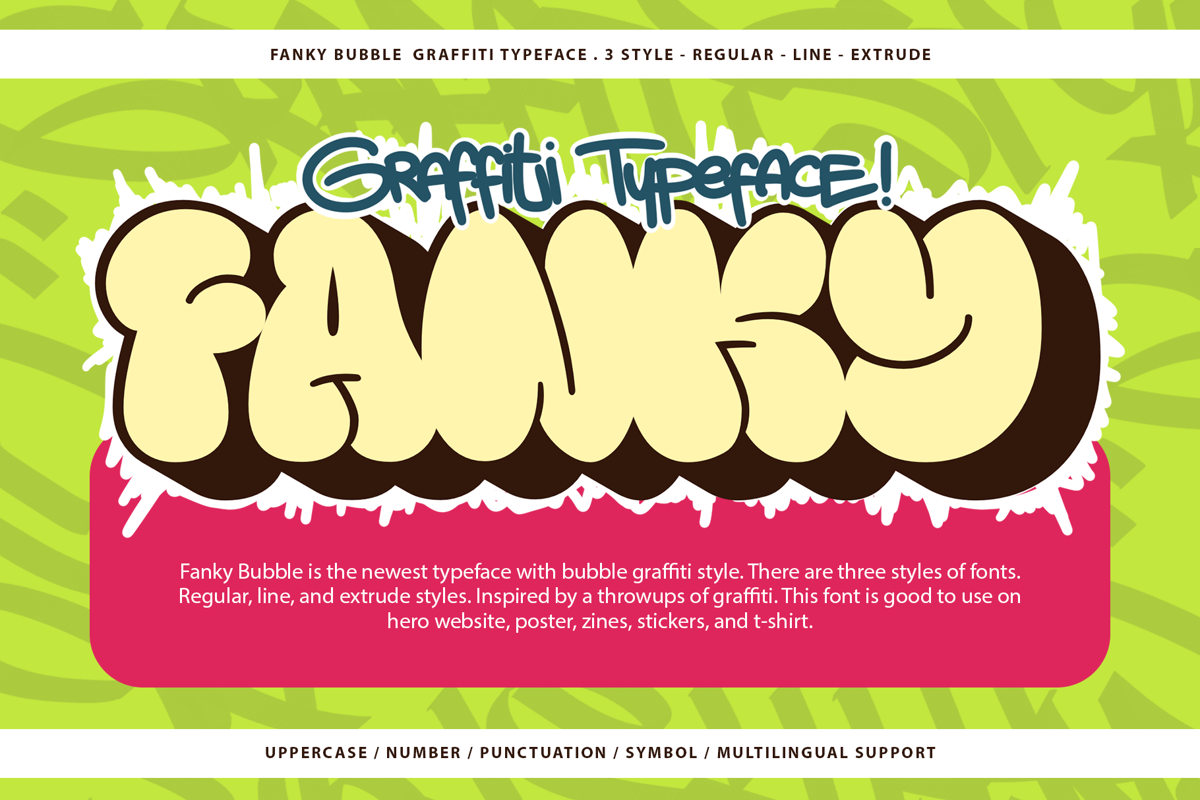 Fanky Bubble Font - Free Download