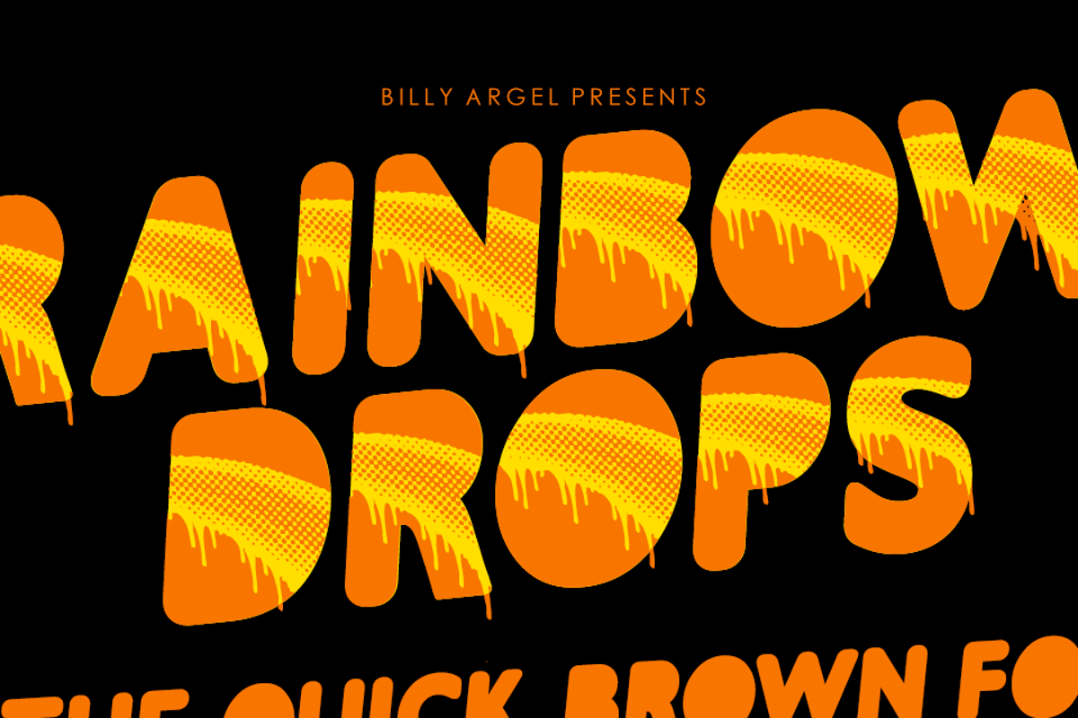 RAINBOWDROPS Font - Free Download