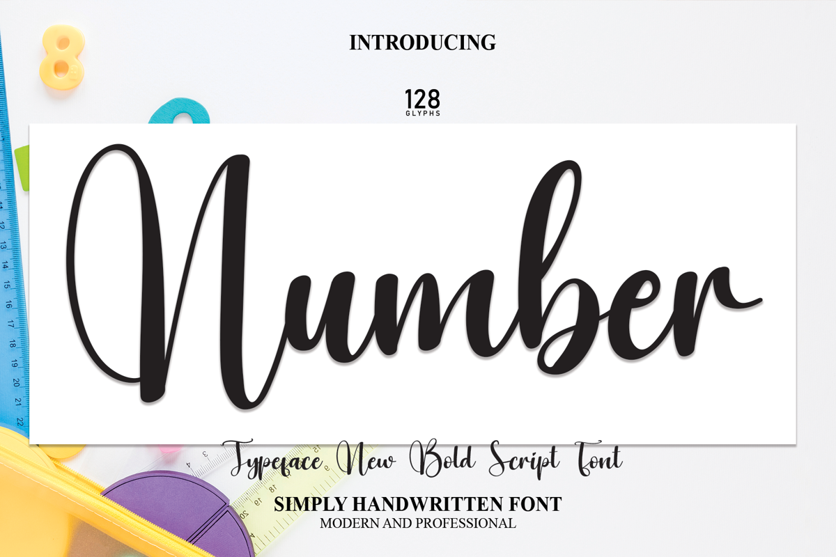 Number Font - Free Download