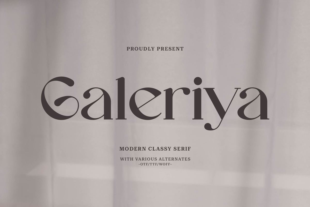 Galeriya Font - Free Download