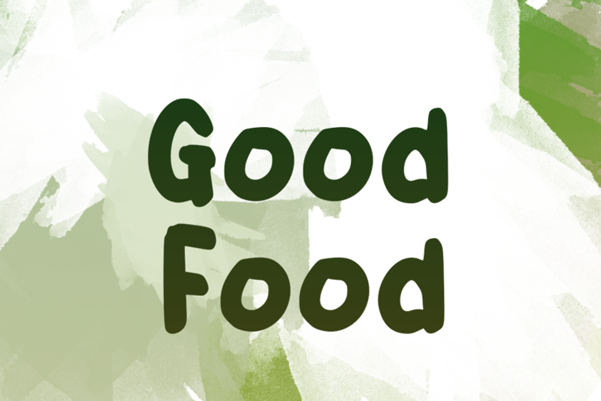 G Good Food Font - Free Download