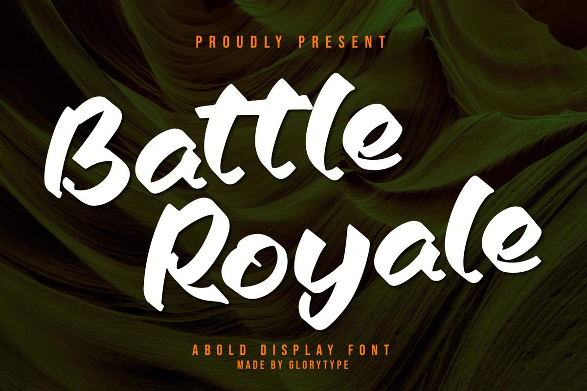 Battle Royale Font | Letterena Studios | FontSpace