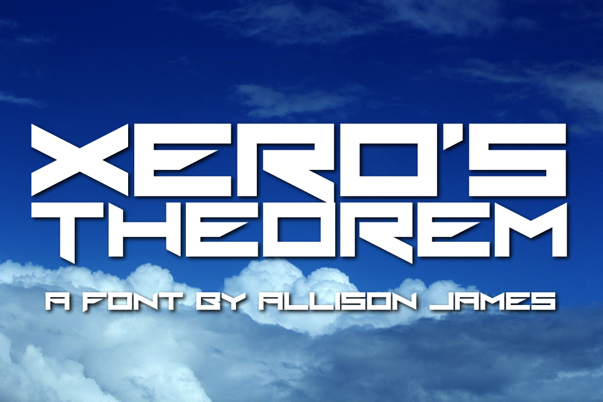 Xero's Theorem Font - Free Download