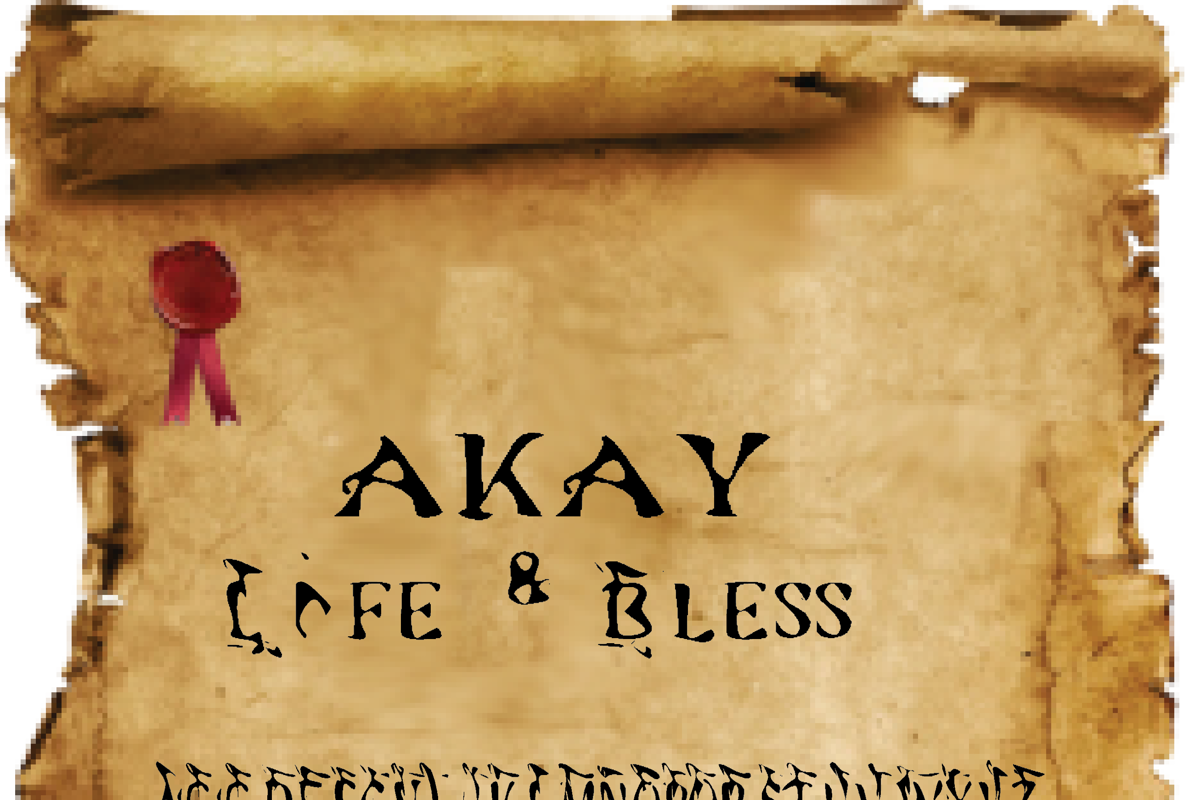 Akay Font | Cé - al | FontSpace