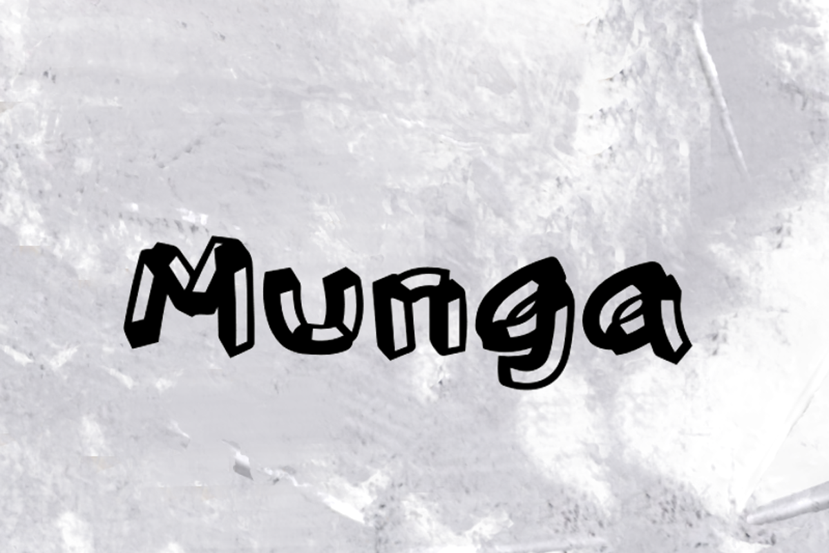 M Munga Font Wepfont Fontspace