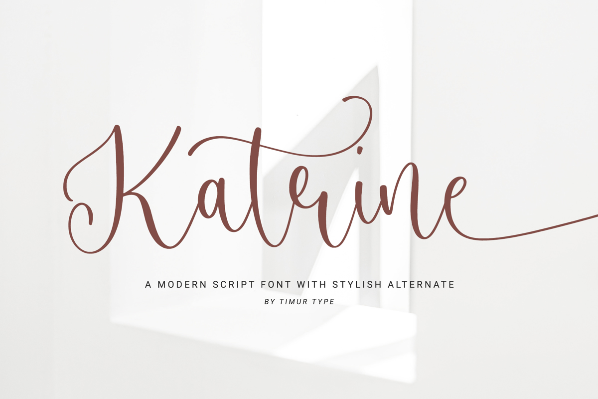 Katrine Font | Timur type | FontSpace