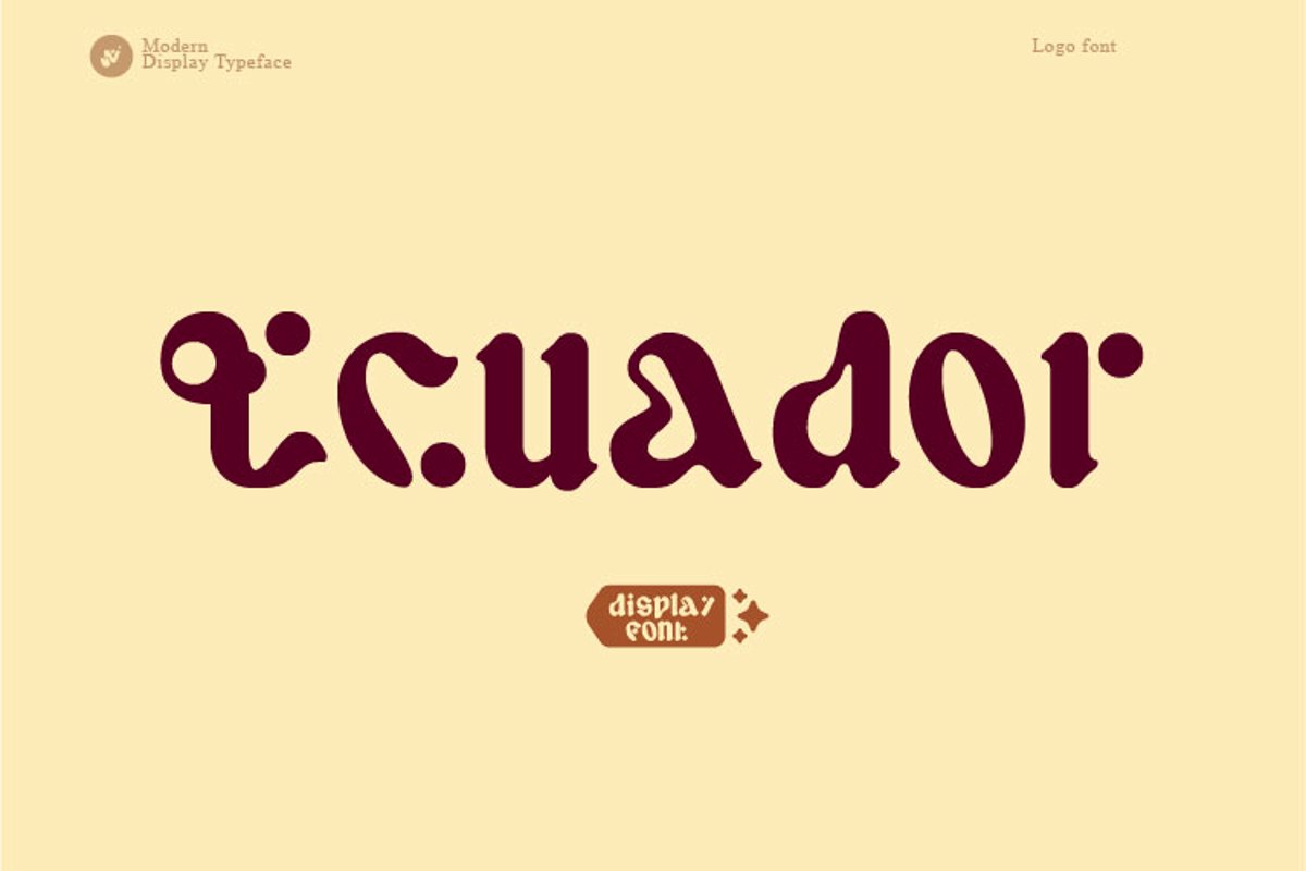 Ecuador Font - Free Download