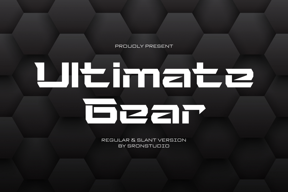 Ultimate Gear Font - Free Download