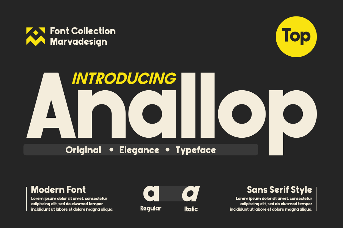Anallop Font - Free Download