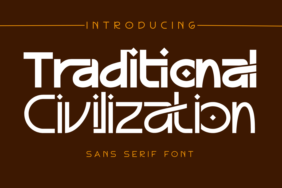Traditional Civilization Font - Free Download