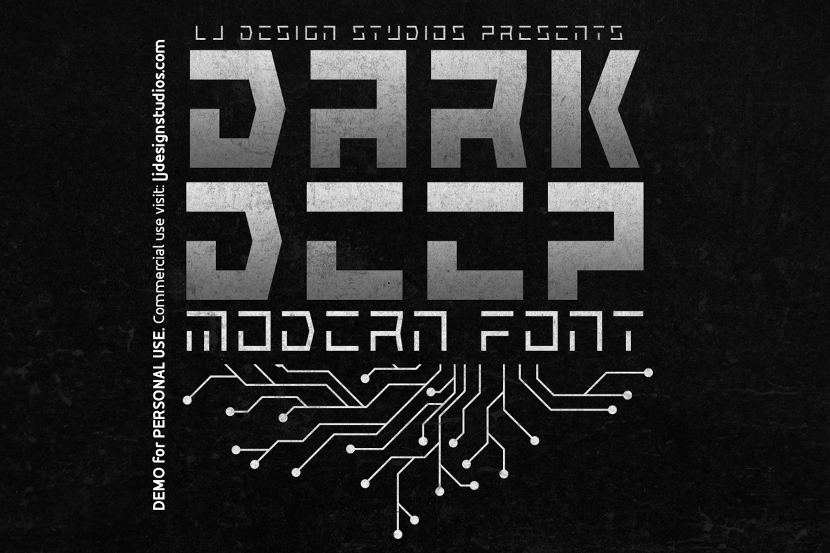 Dark Deep Font | LJ Design Studios | FontSpace