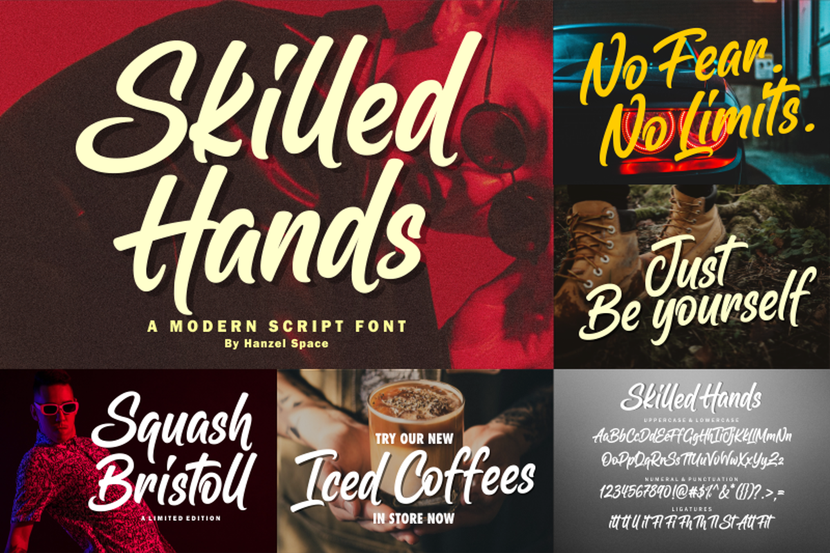 Skilled Hands Font - Free Download