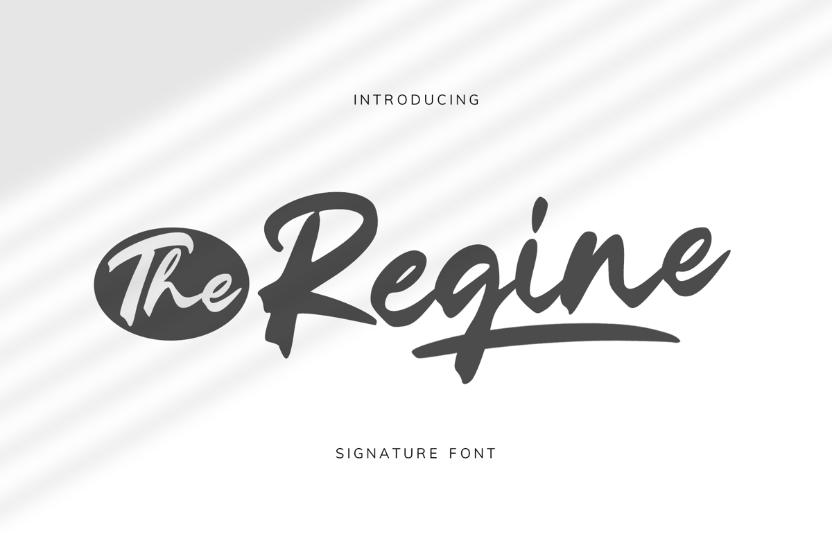 The Regine Font | rochart | FontSpace