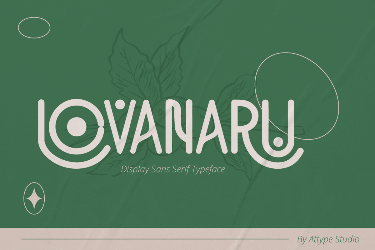 Lovanaru Font | Attype Studio | FontSpace