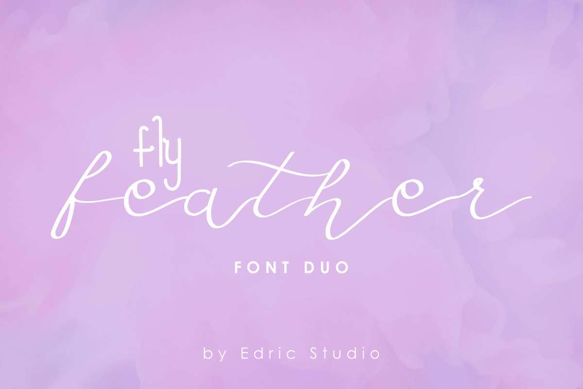 Fly Featherdemo Script Font | Edric Studio | FontSpace