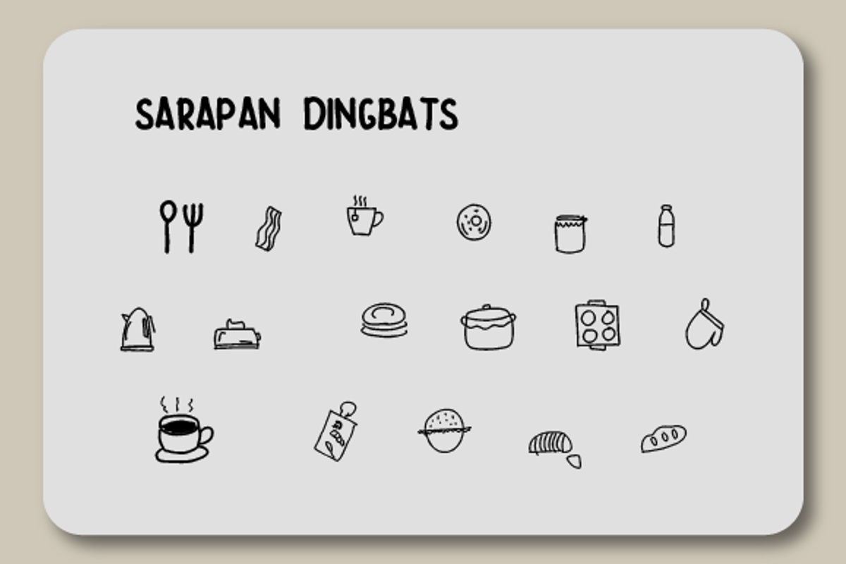 Sarapan Font - Free Download