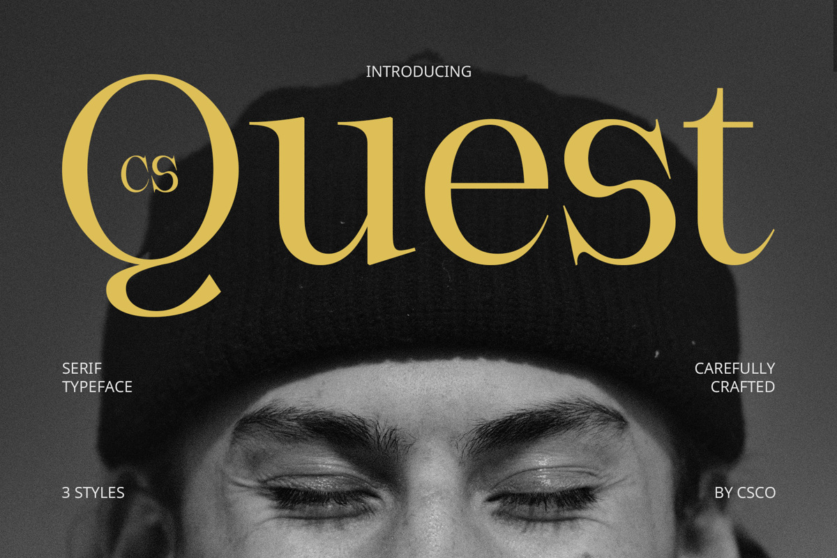 CS Quest Font | craftsupplyco | FontSpace