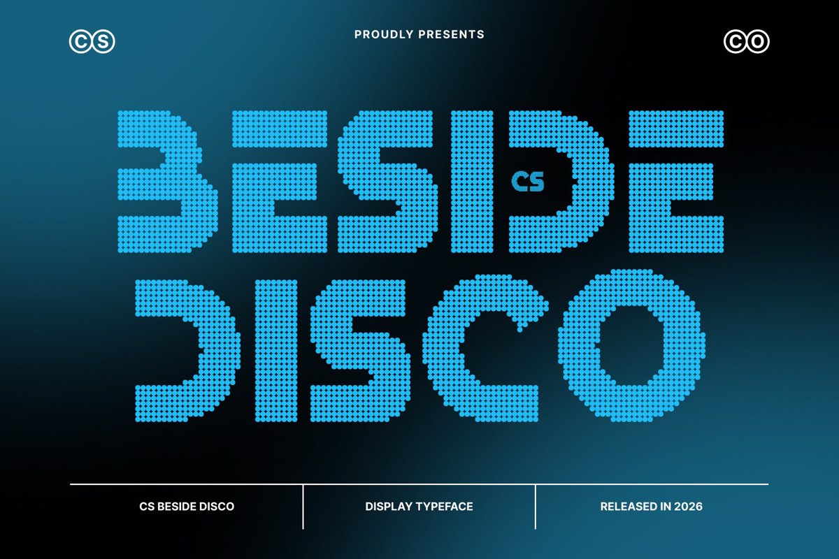 CS Beside Disco Font - Free Download