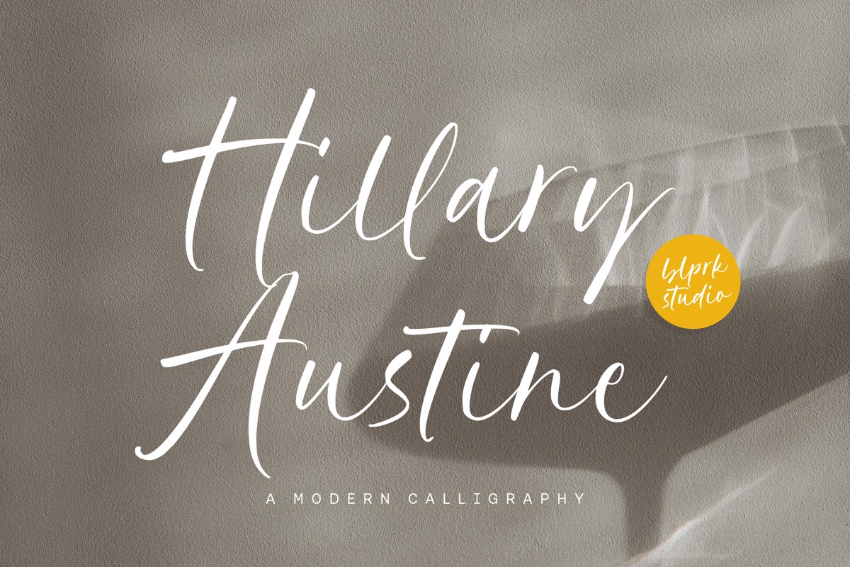 Hillary Austine Font | balpirick | FontSpace