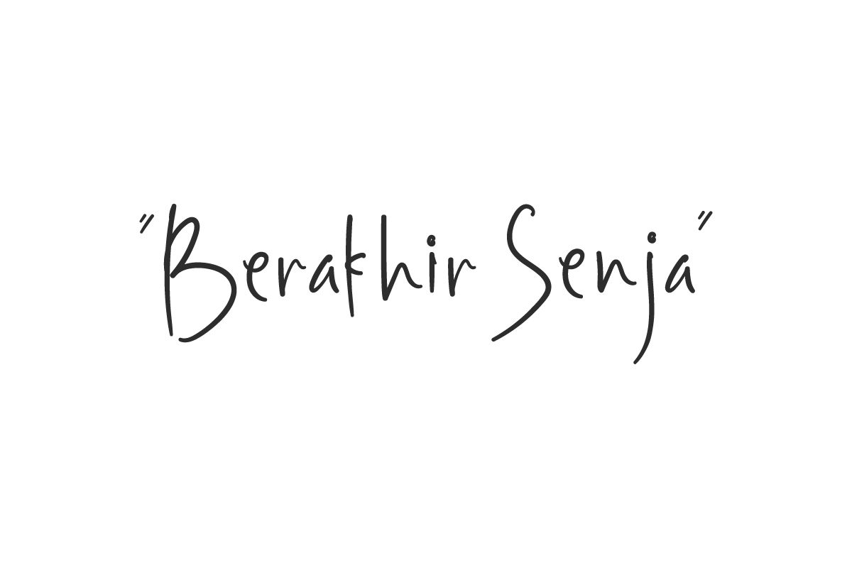 Berakhir Senja Font | NihStudio | FontSpace