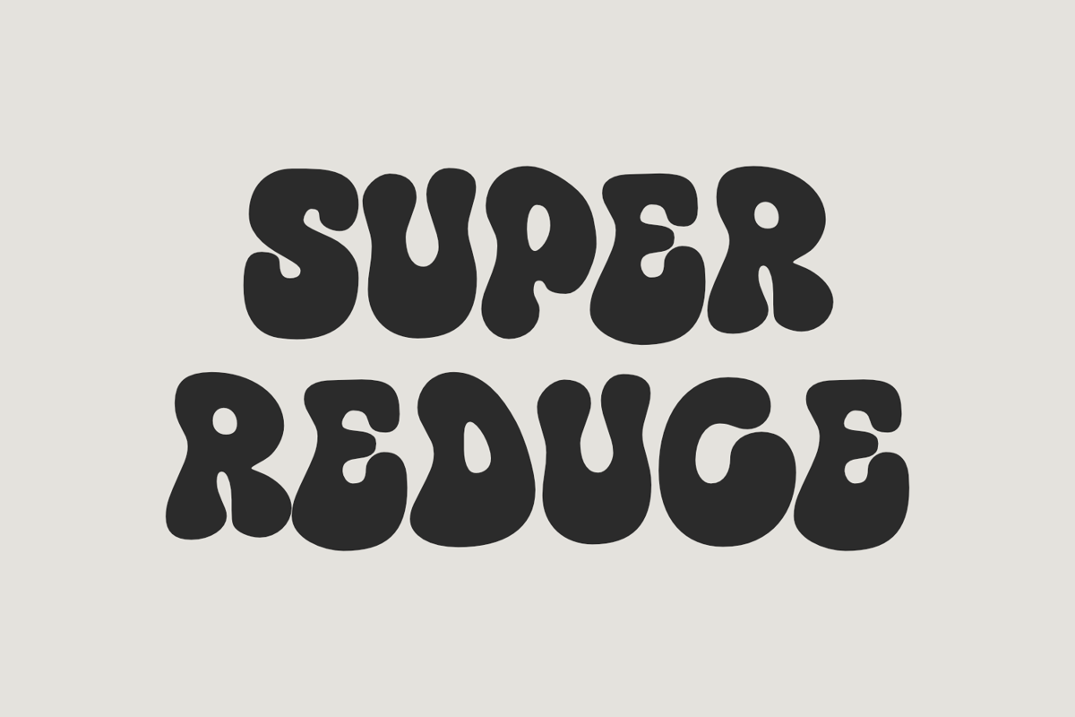 Super Reduce Font - Free Download