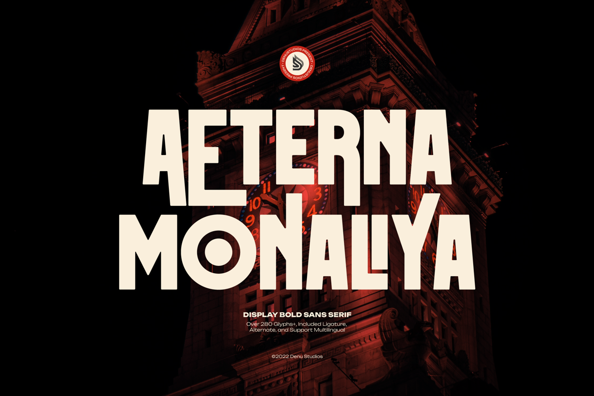Aeterna Monaliya Font - Free Download