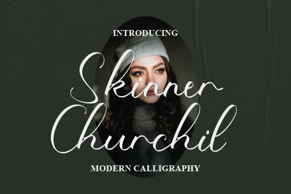 Skinner Churchil Font | Fiqiart | FontSpace