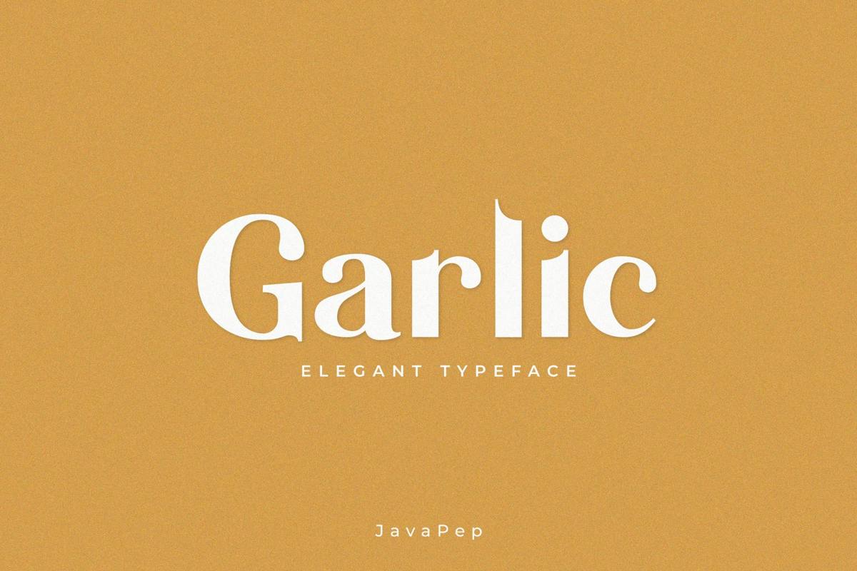Garlic Font | javapep | FontSpace