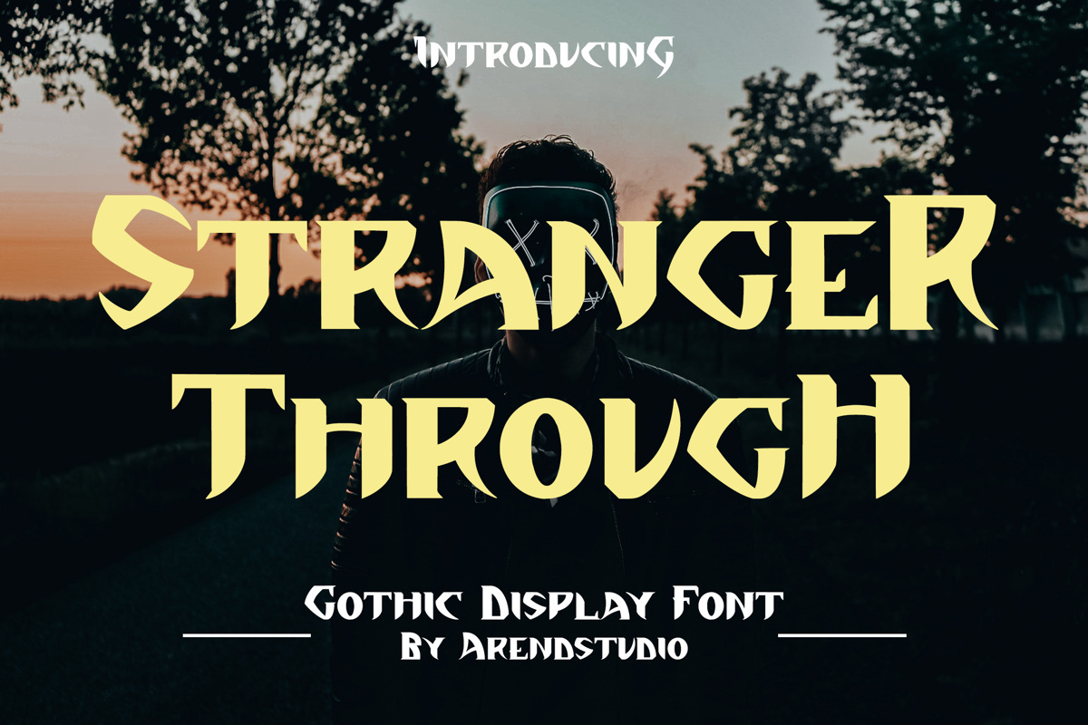 Stranger Through Font | Asep Rendi | FontSpace