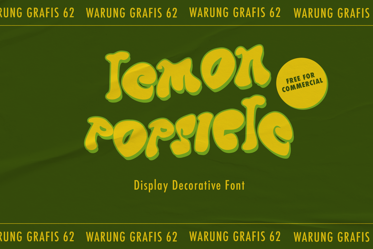 Lemon Popsicle Font - Free Download
