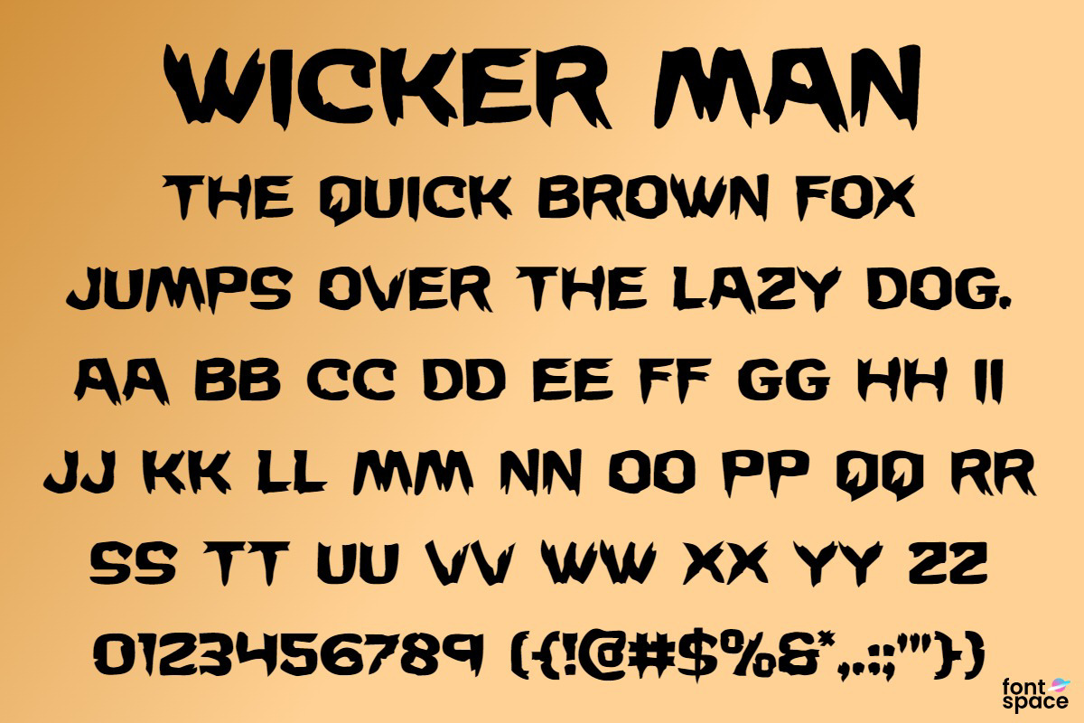 Wicker Man Font - Free Download