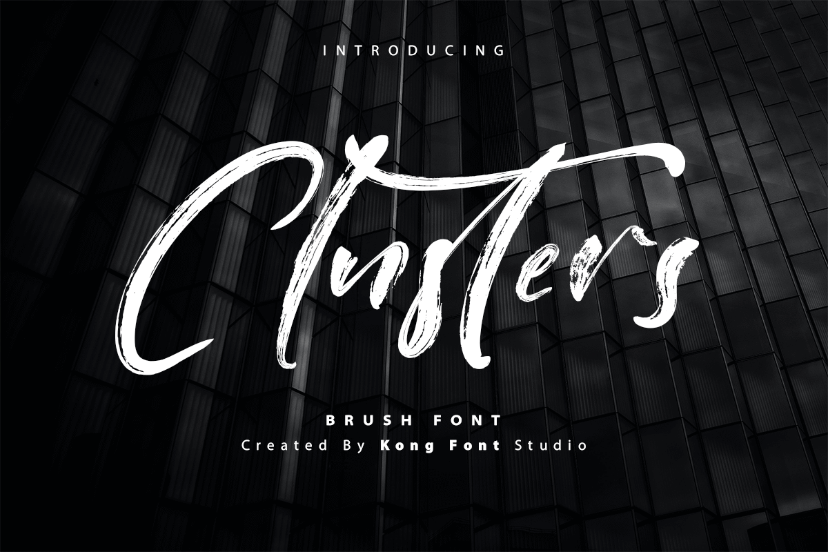 Clusters Font - Free Download