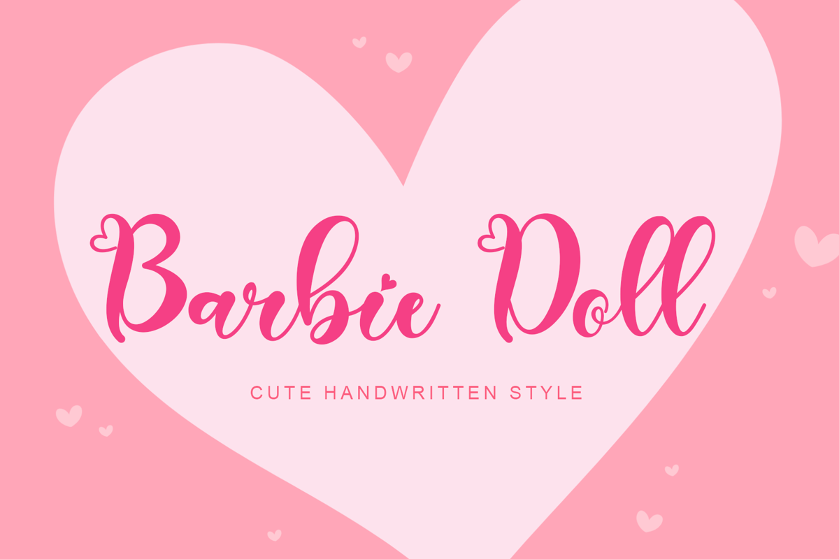 Barbie Doll Font - Free Download