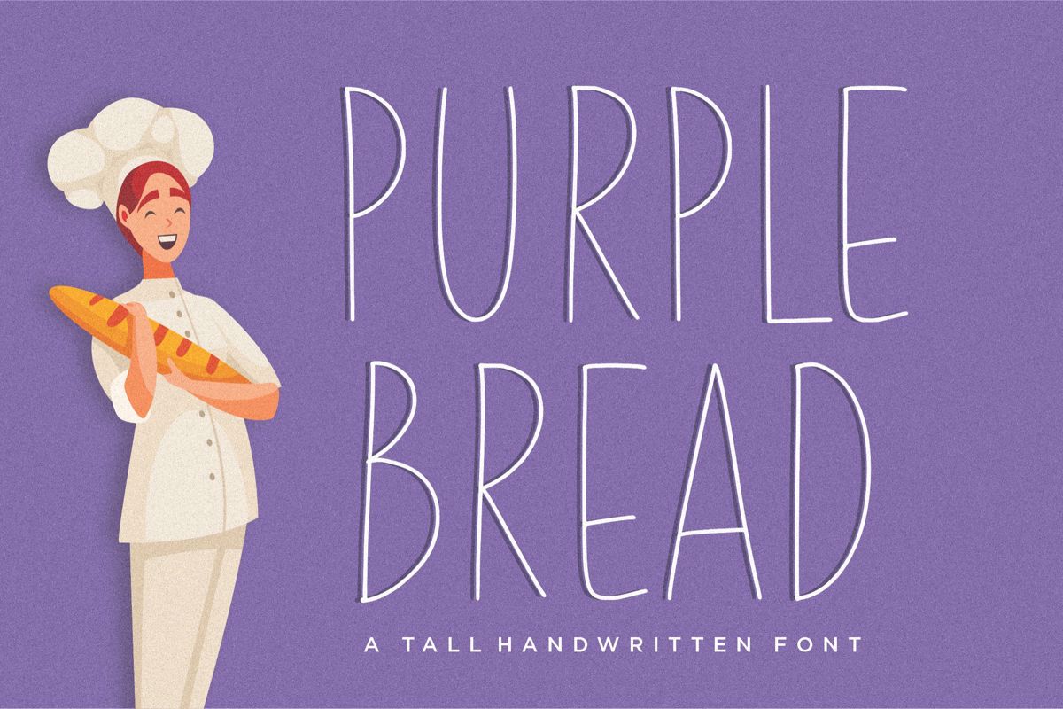 Purple Bread Font - Free Download