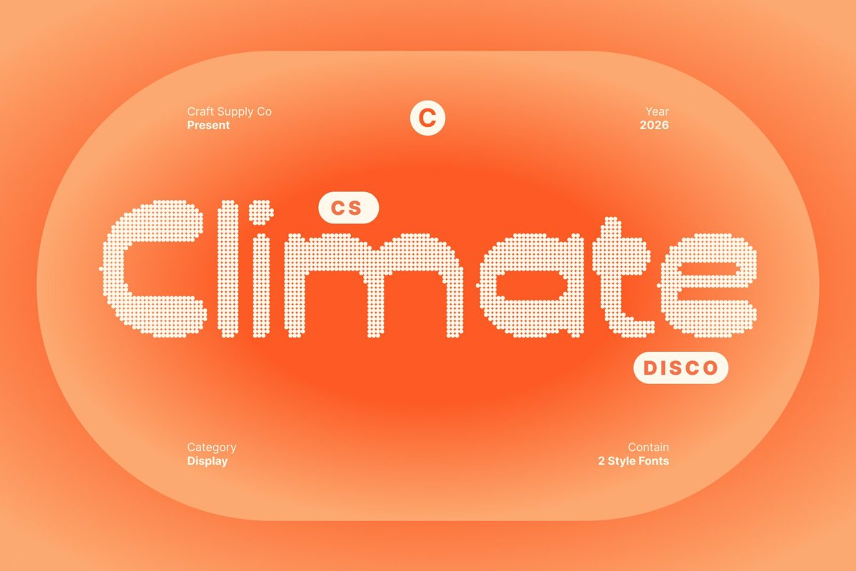 CS Climate Disco Font - Free Download