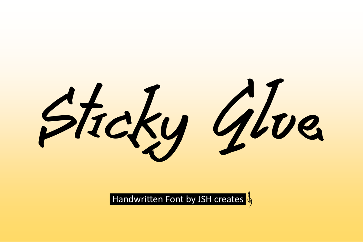 Sticky Sticks Font | Jonathan S. Harris | FontSpace