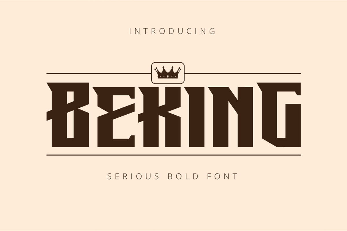 Beking Font - Free Download