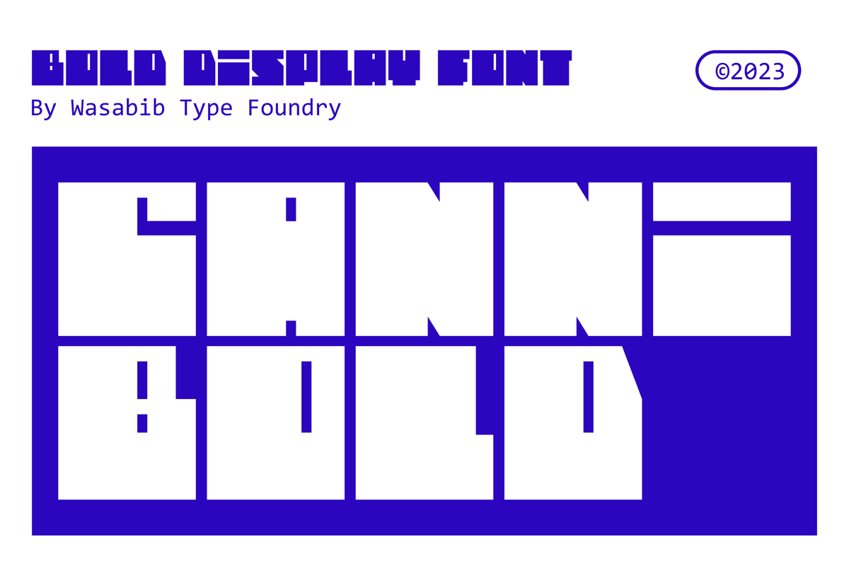 WTF Cannibold Font - Free Download