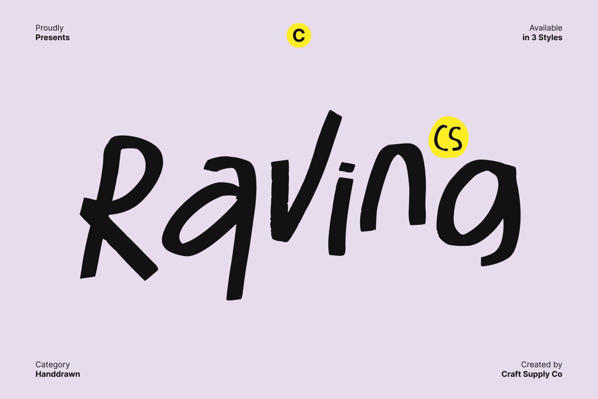 CS Raving Font - Free Download