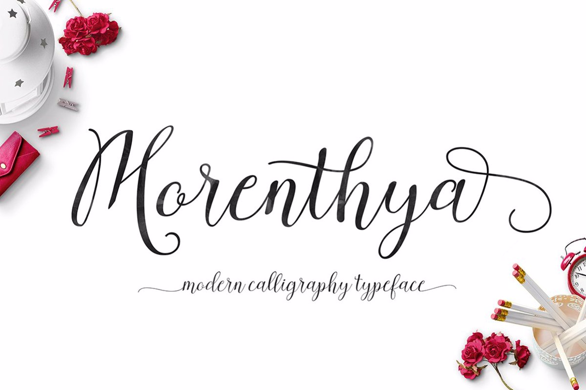 Morenthya Script Font | Solidtype | FontSpace