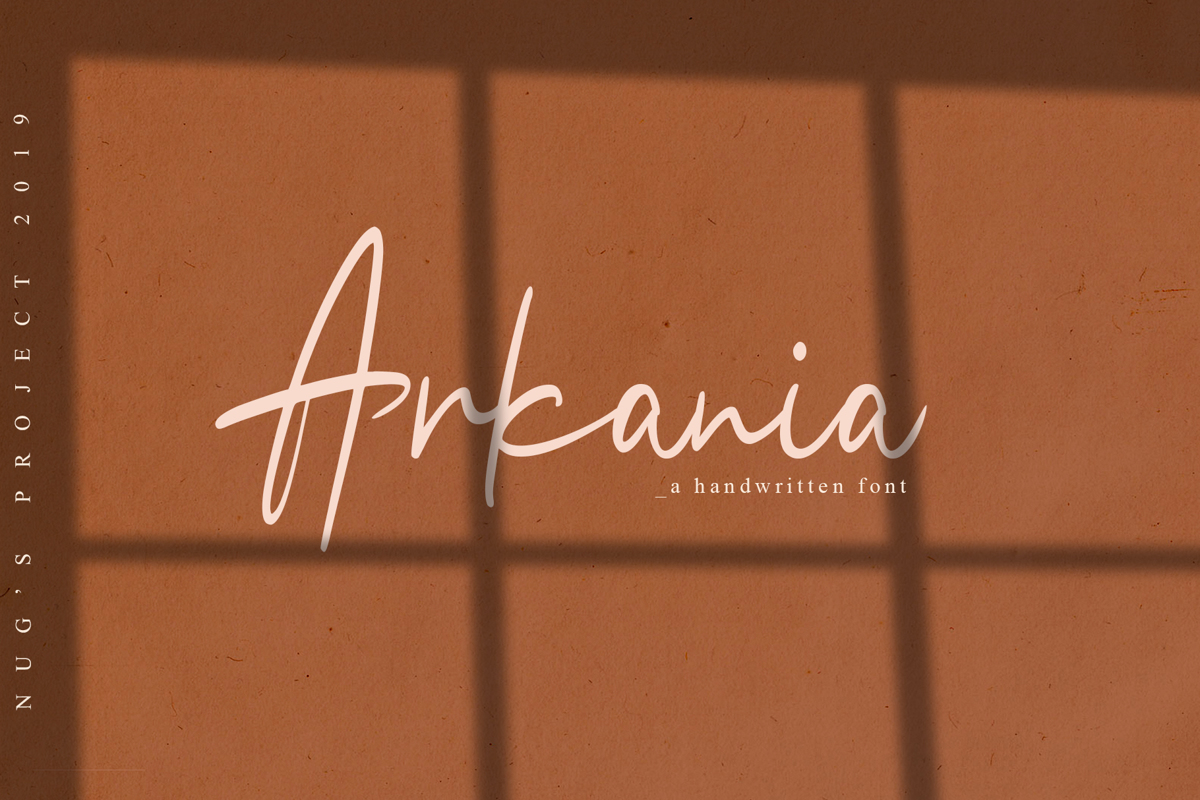 Arkania Font | Nug's Project | FontSpace