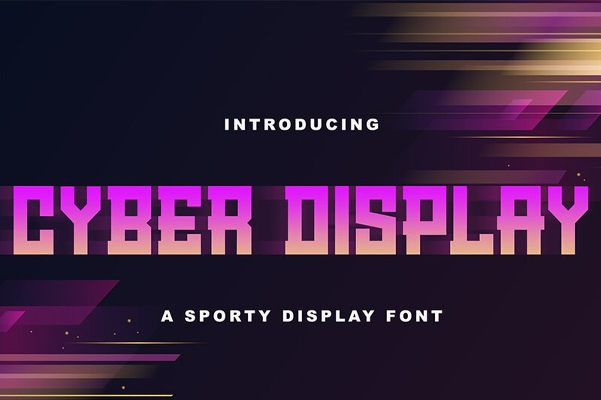 Cyber Display Font | StringLabs | FontSpace