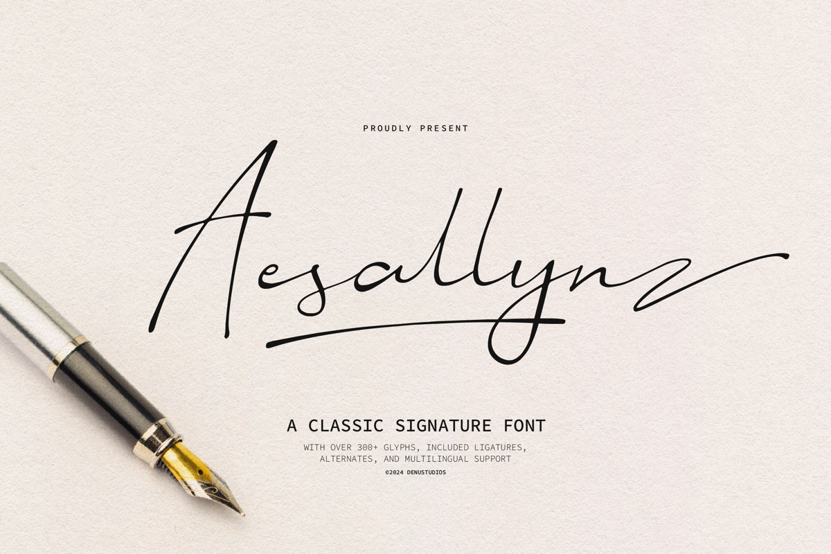 Aesallyn Font - Free Download
