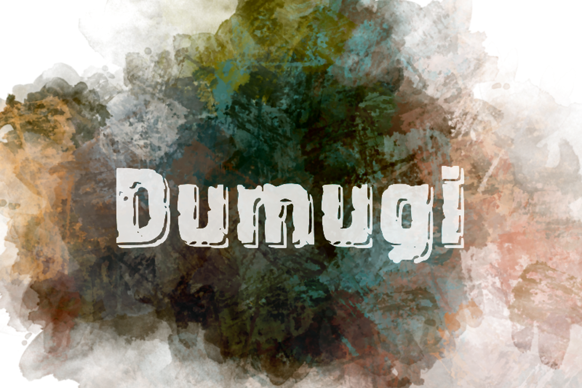 D Dumugi Font | wepfont | FontSpace