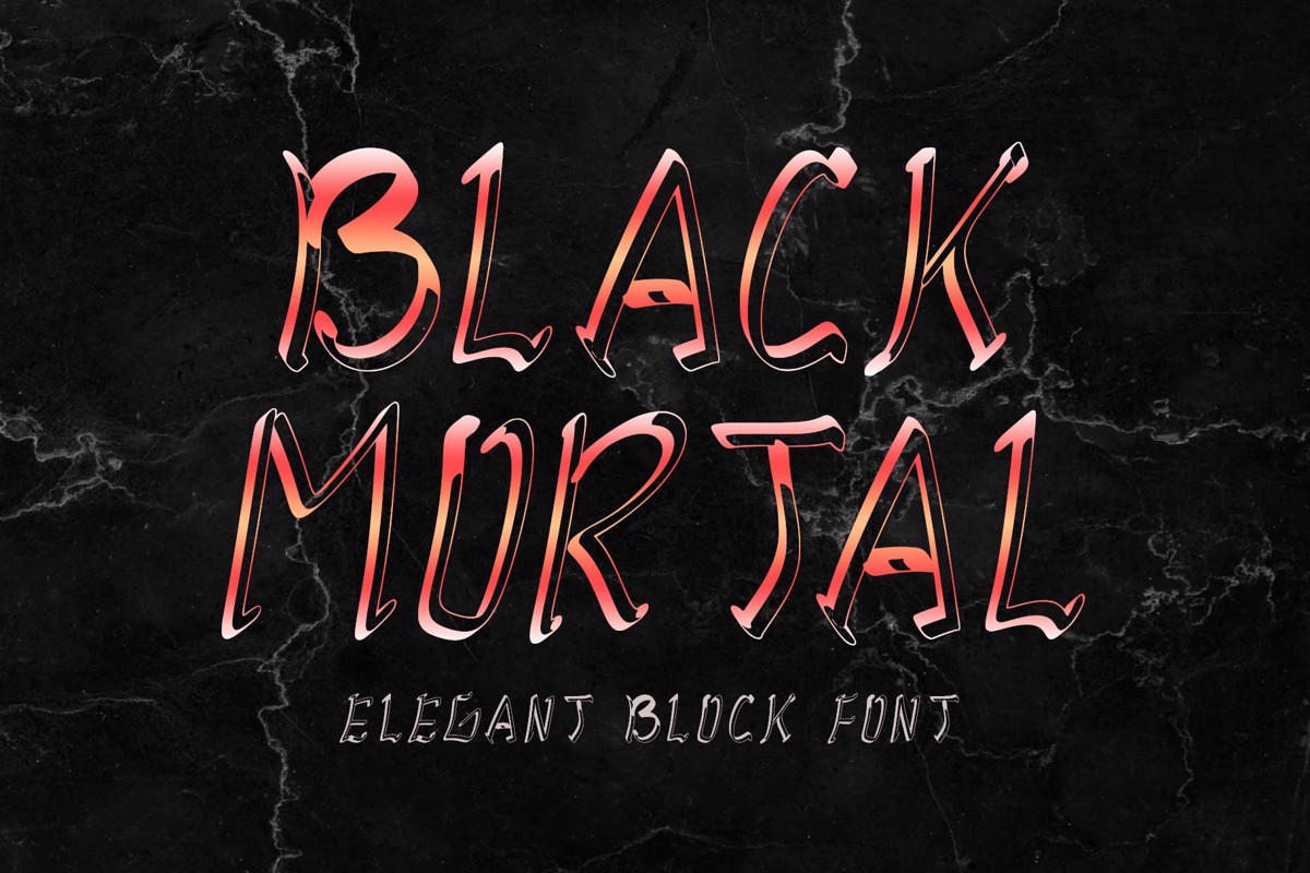 Black Mortal Font - Free Download