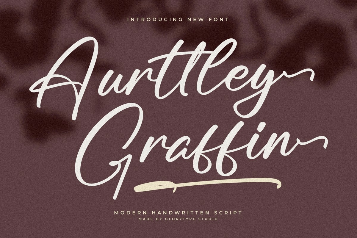 Aurttley Graffin Font | Letterena Studios | FontSpace