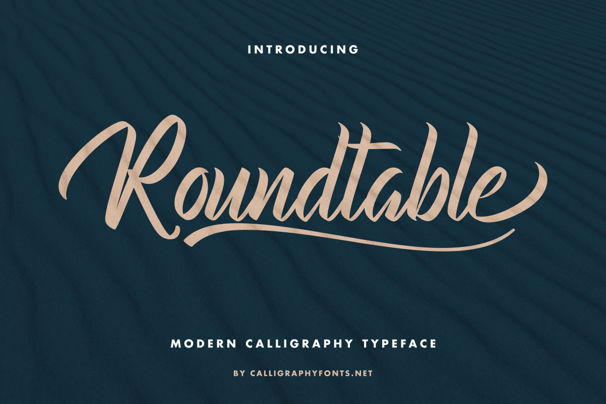 Roundtable Font | CalligraphyFonts.net | FontSpace