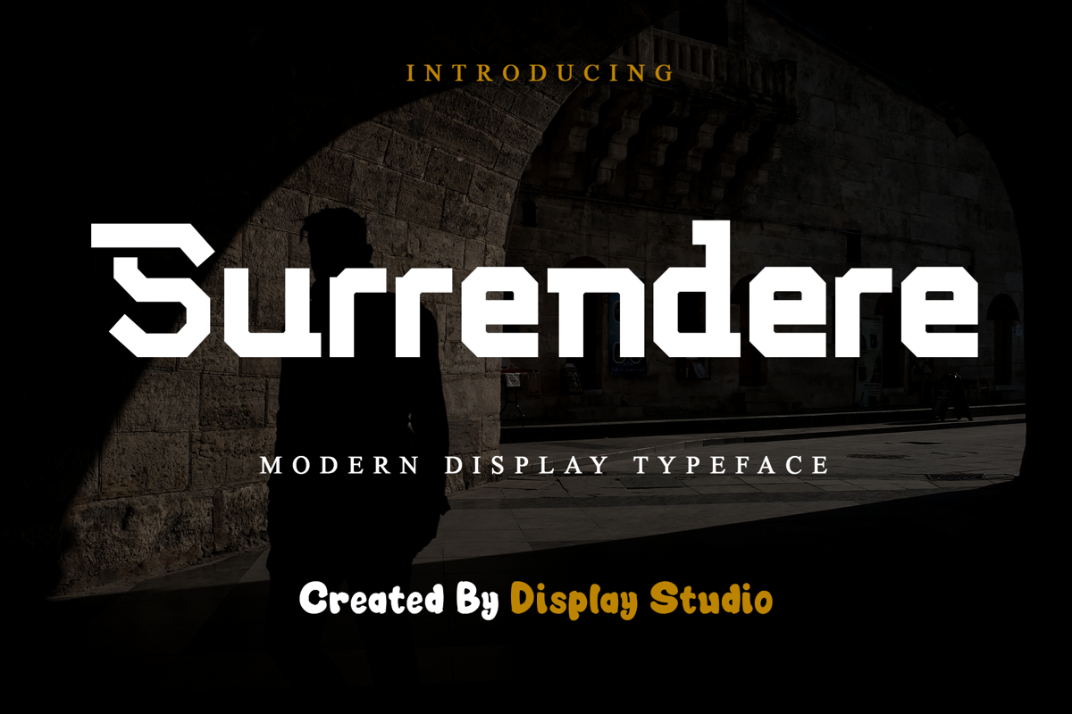 Surrendere Font | DisplayStudio_ | FontSpace